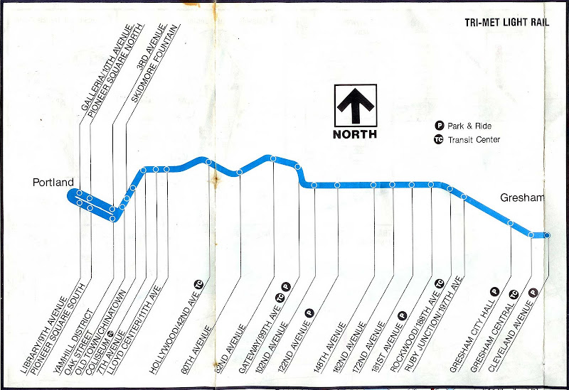 The ZehnKatzen Times: The Evolution Of The TriMet MAX Map 1: The ...